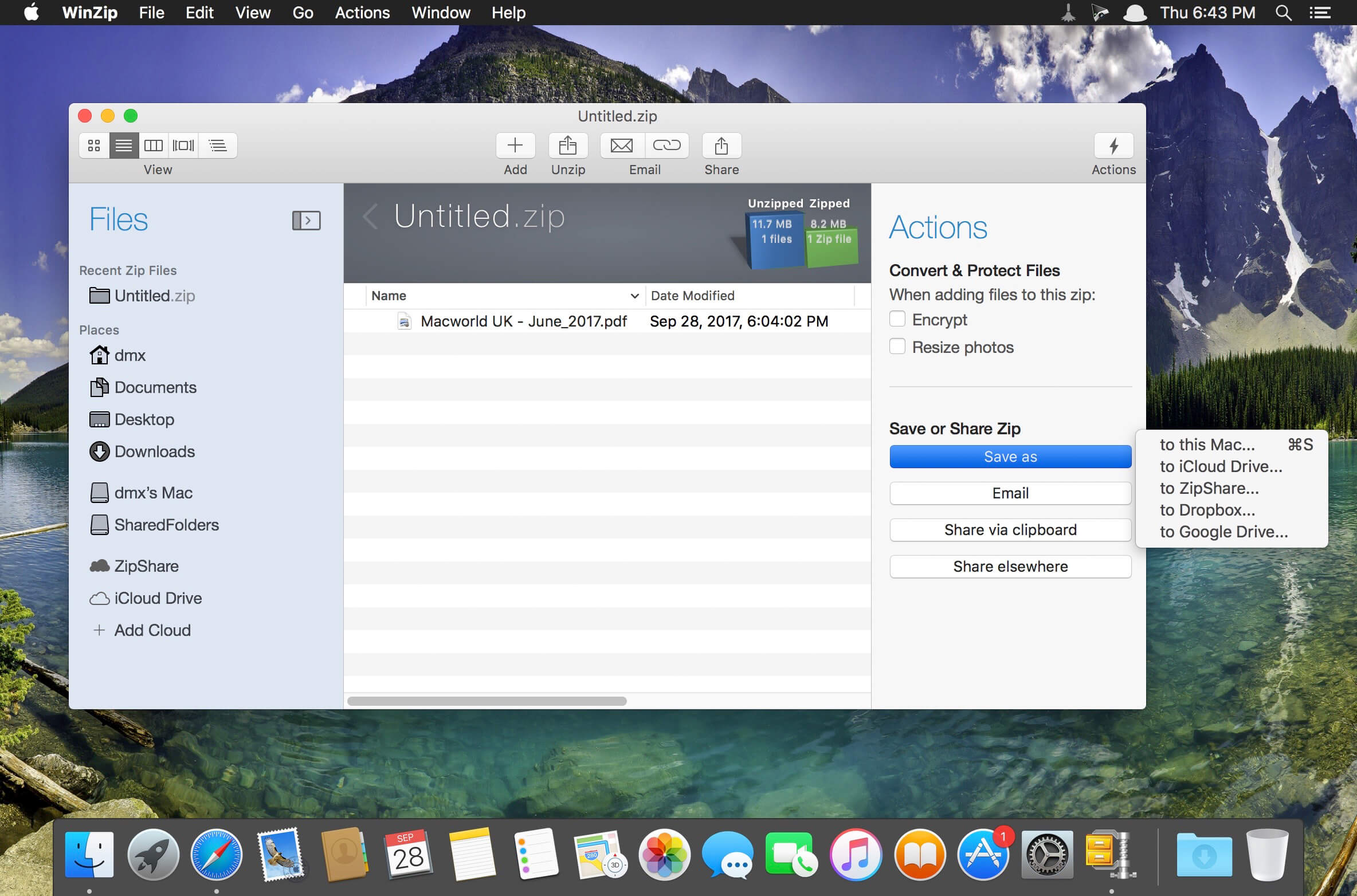 WinZip Mac Pro 11 0 6675 Download MacOS