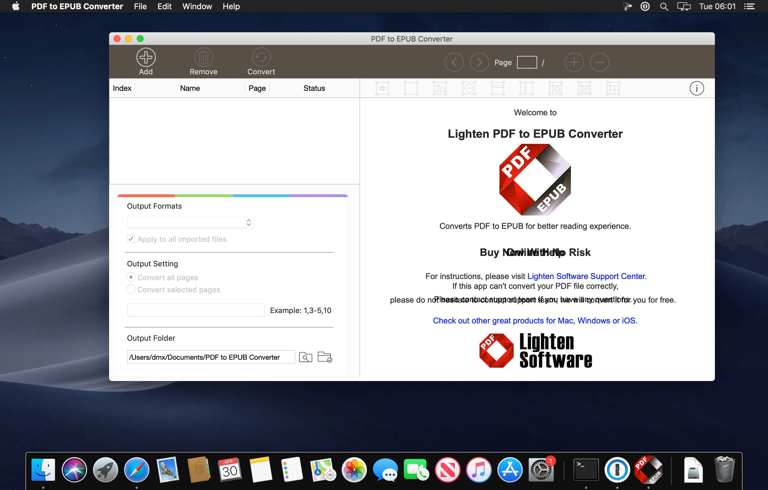 PDF To EPUB Converter 6 2 1 Fix Download MacOS